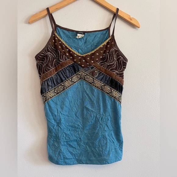 Vanity | Tops | Y2k Vanity Boho Cami | Poshmark